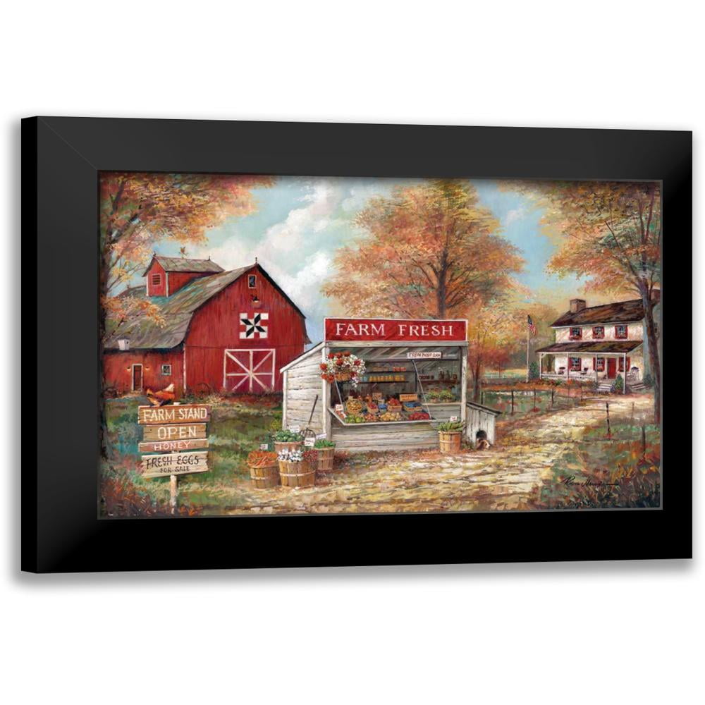 Manning, Ruane 18x13 Black Modern Framed Museum Art Print Titled - Farm ...