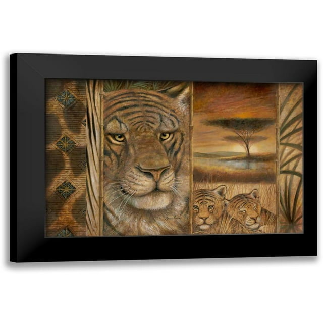 Manning, Ruane 18x13 Black Modern Framed Museum Art Print Titled - Wild ...