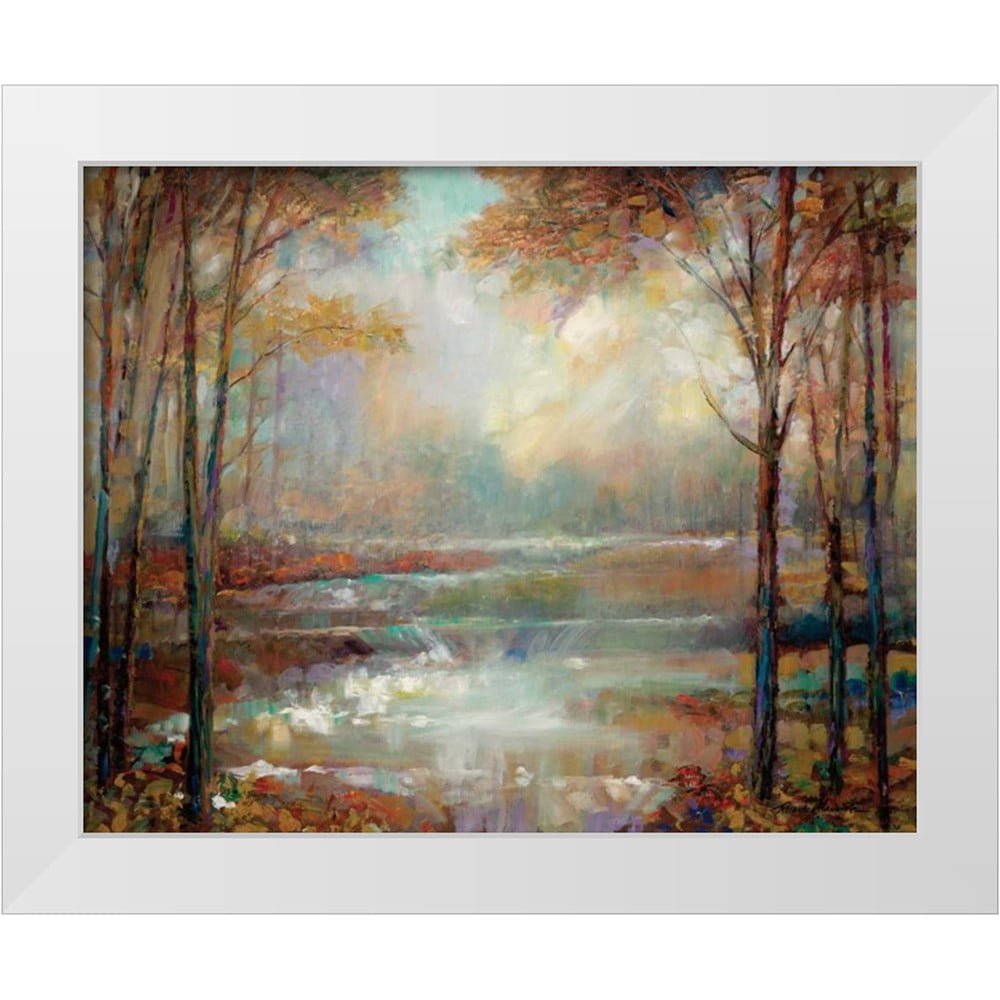 Manning, Ruane 18x15 White Modern Wood Framed Museum Art Print Titled ...