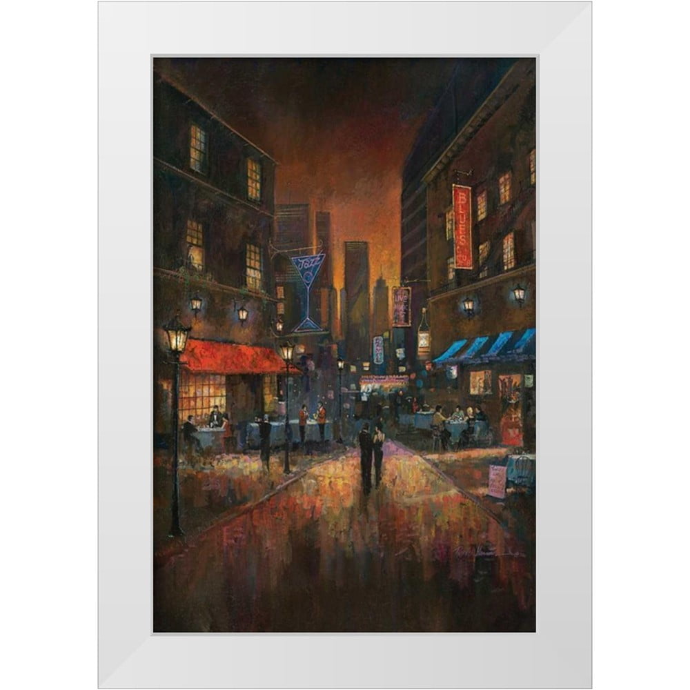 Manning, Ruane 23x32 White Modern Wood Framed Museum Art Print Titled ...