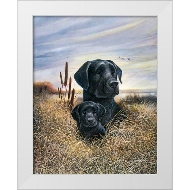 Manning, Ruane 26x32 White Modern Wood Framed Museum Art Print Titled ...