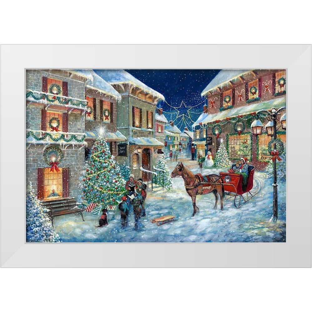 Manning, Ruane 32x23 White Modern Wood Framed Museum Art Print Titled ...