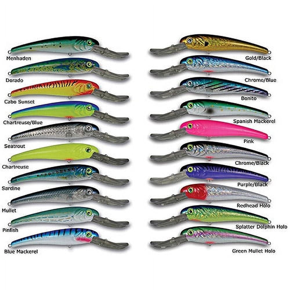 Manns T30-80 Textured Stretch 30+ Floating/Diving Trolling Lure, 11 ...