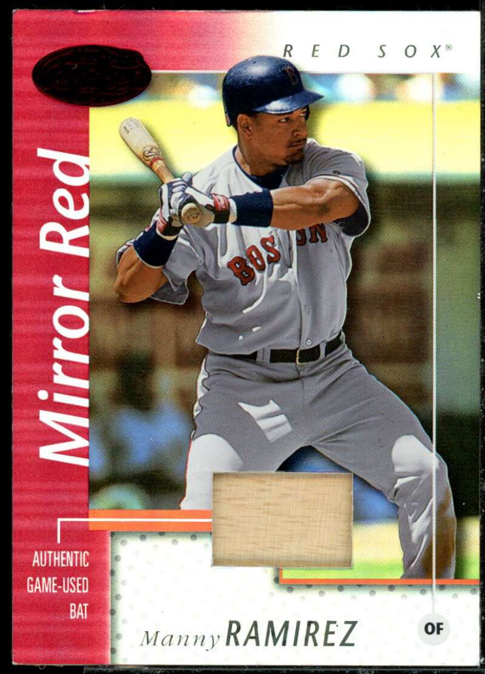 Manny Ramirez Bat Card 2002 Leaf Certified Mirror Red #119 - Walmart.com