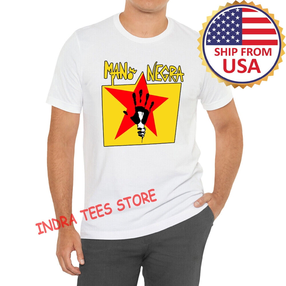 Mano Negra Manu Chao White T-Shirt Size S - 5XL - Walmart.com