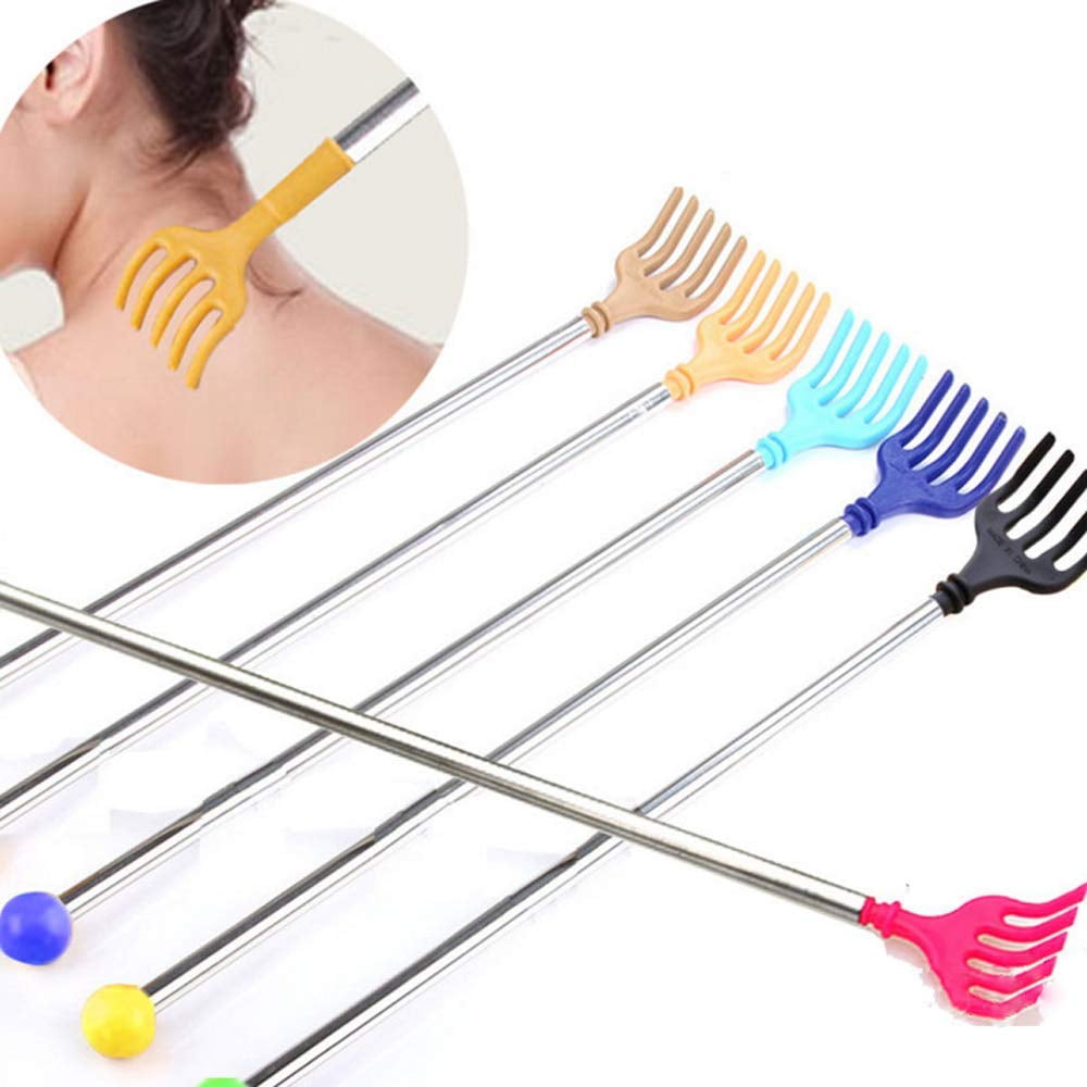 Manodhruva 6 Pcs Of Plastic Back Scratcher With Hollow Metal Rod ...