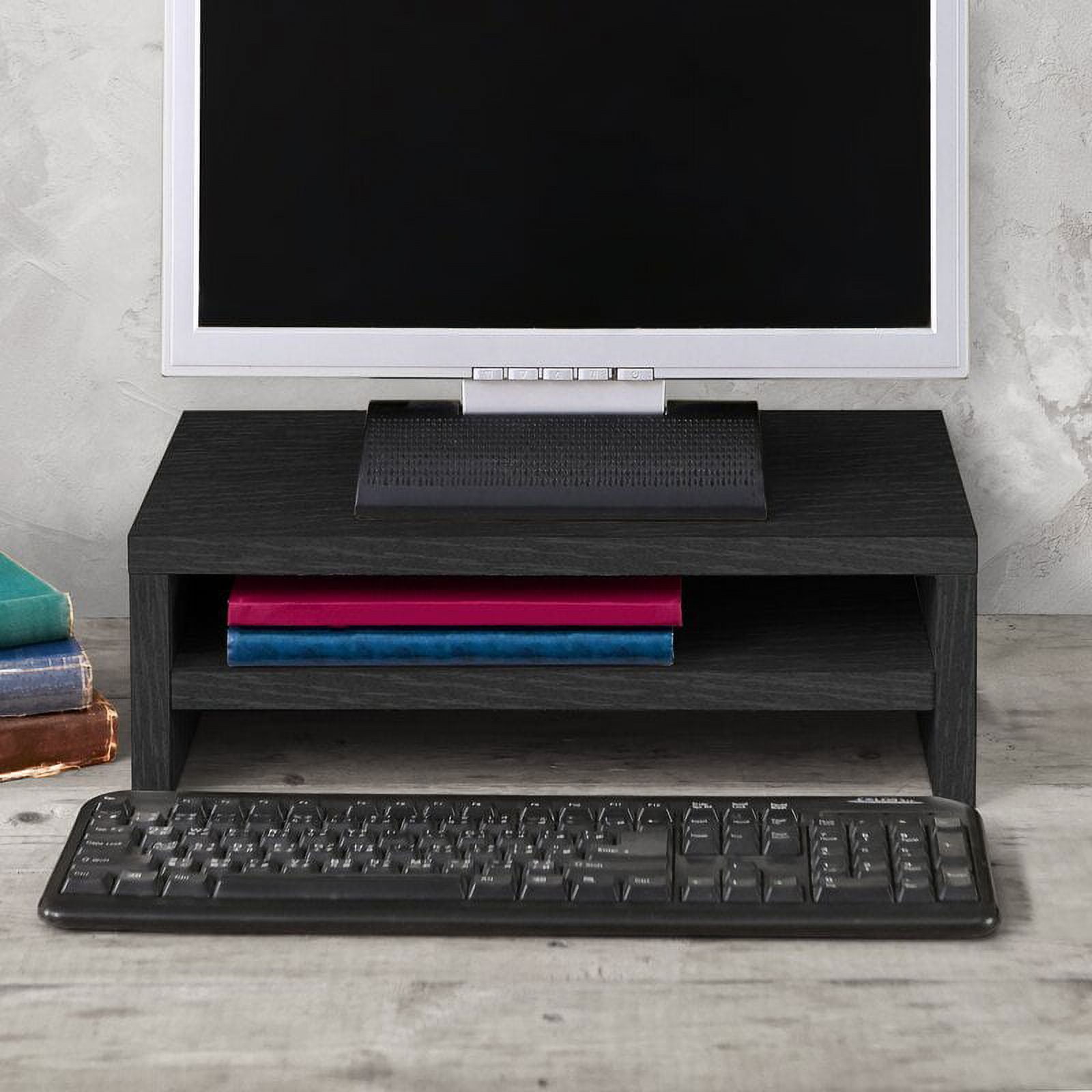 Manohar Eco 2 Shelf Computer Monitor Stand - Walmart.com
