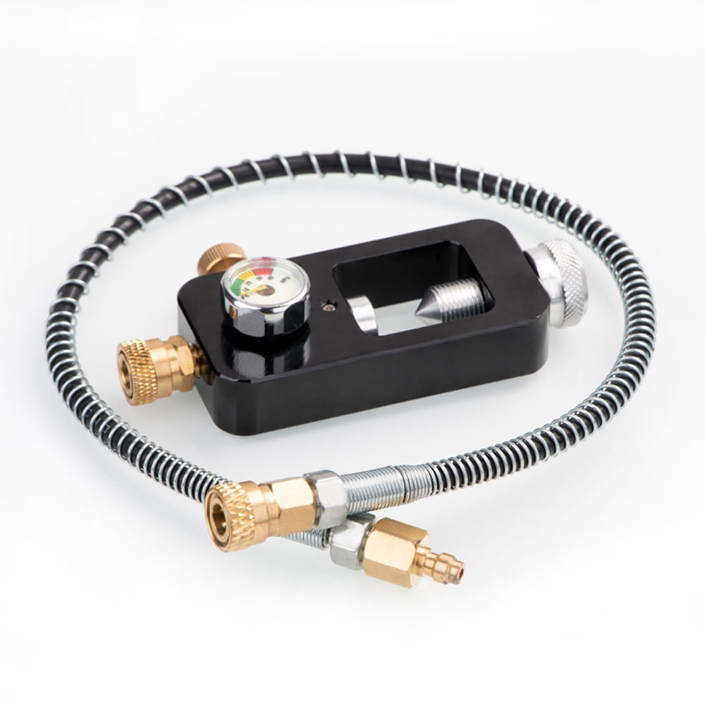 Manometer,Tanks Refill Adapter With Pressure Meter Adapter Adapter Set ...