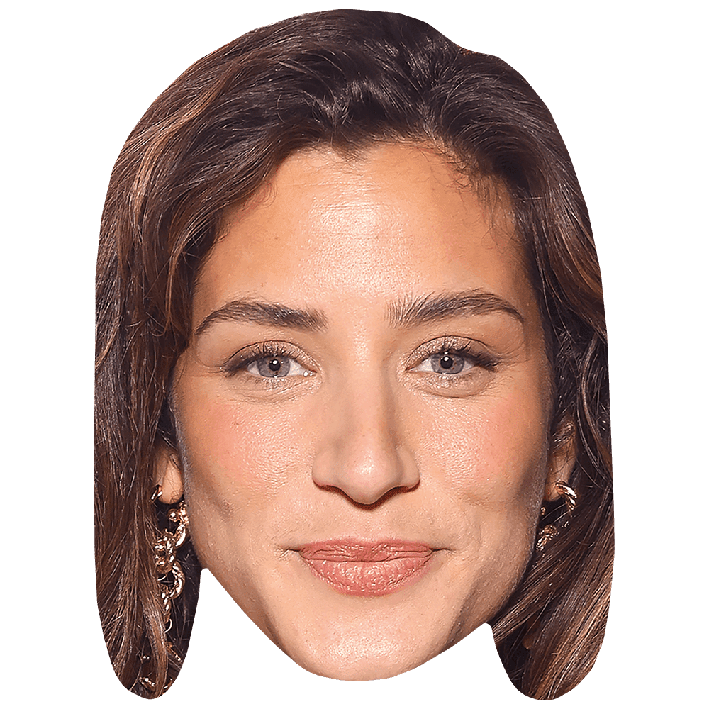 Manon Azem (Smile) Celebrity Mask, Flat Card Face, Fancy Dress Mask ...