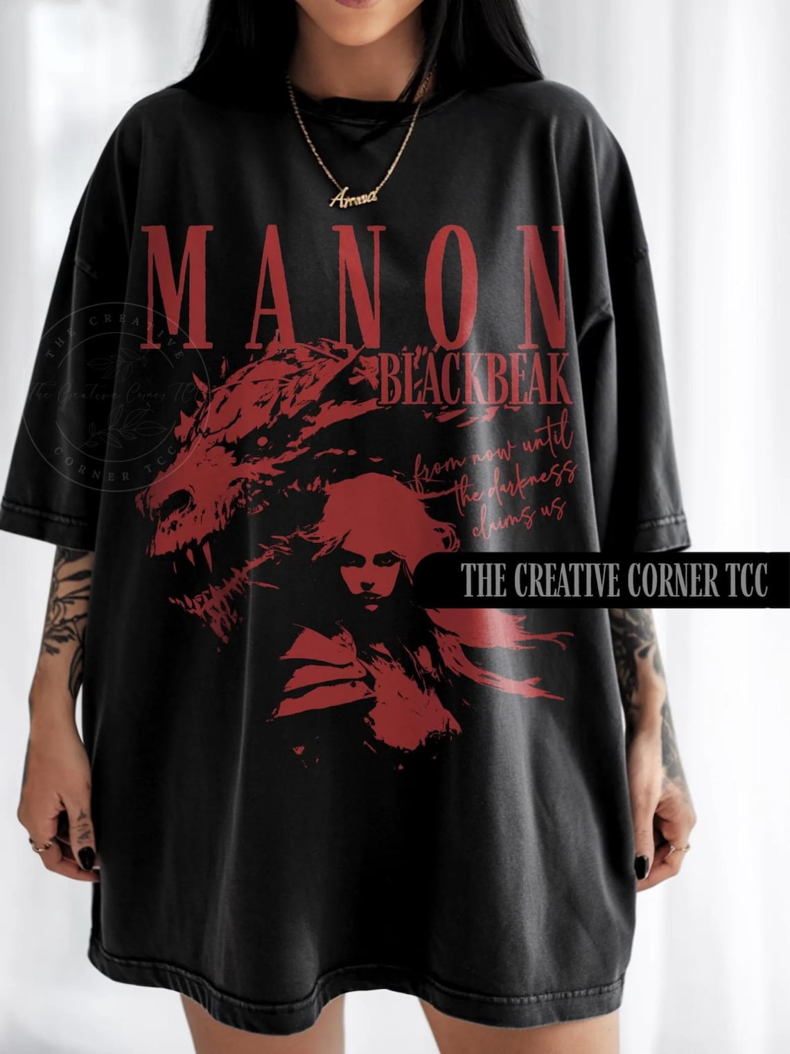 Manon Blackbeak Throne Of Glass Merch The Thirteen Tshirt Sarah J Maas ...