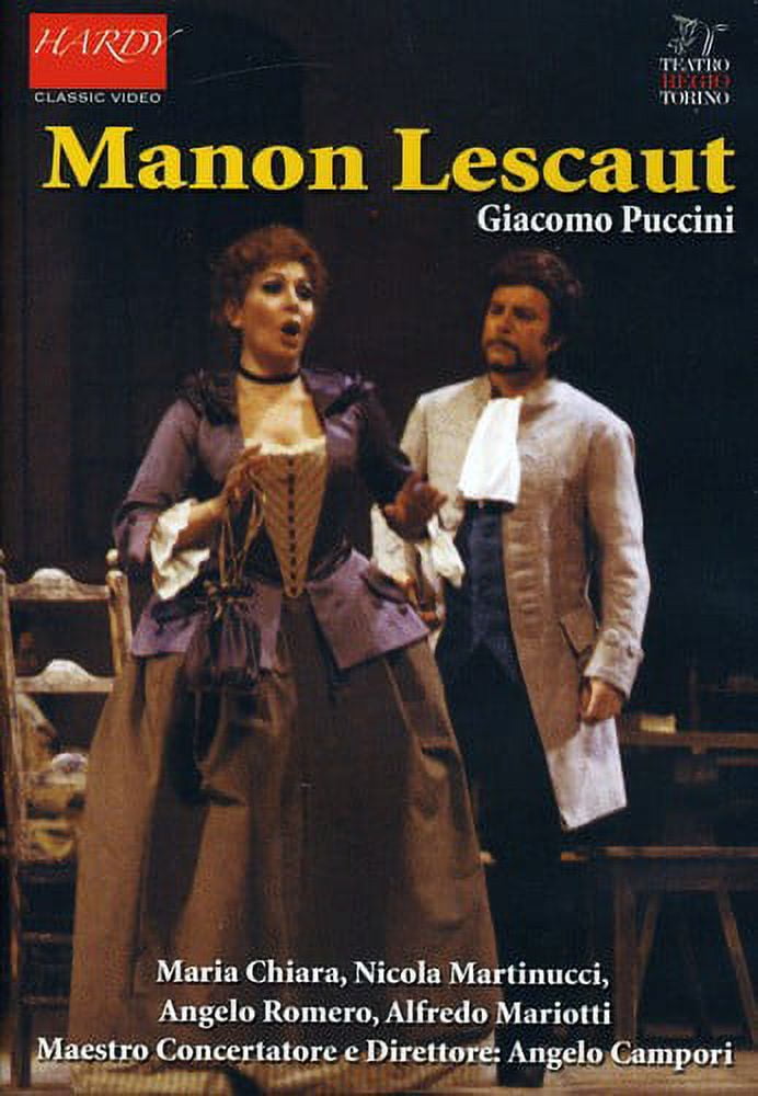 Manon Lescaut (DVD), Hardy Classics DVD, Music & Performance - Walmart.com
