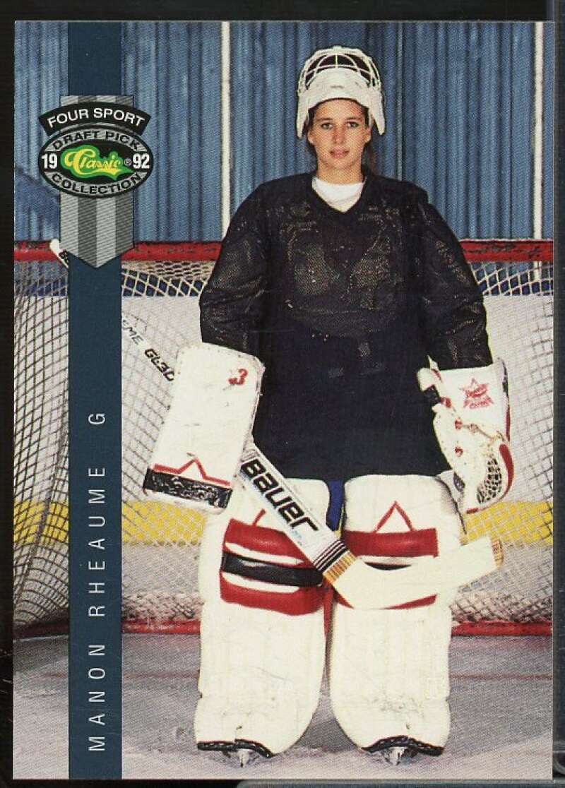 Manon Rheaume Rookie Card 1992 Classic Four Sport #224 - Walmart.com