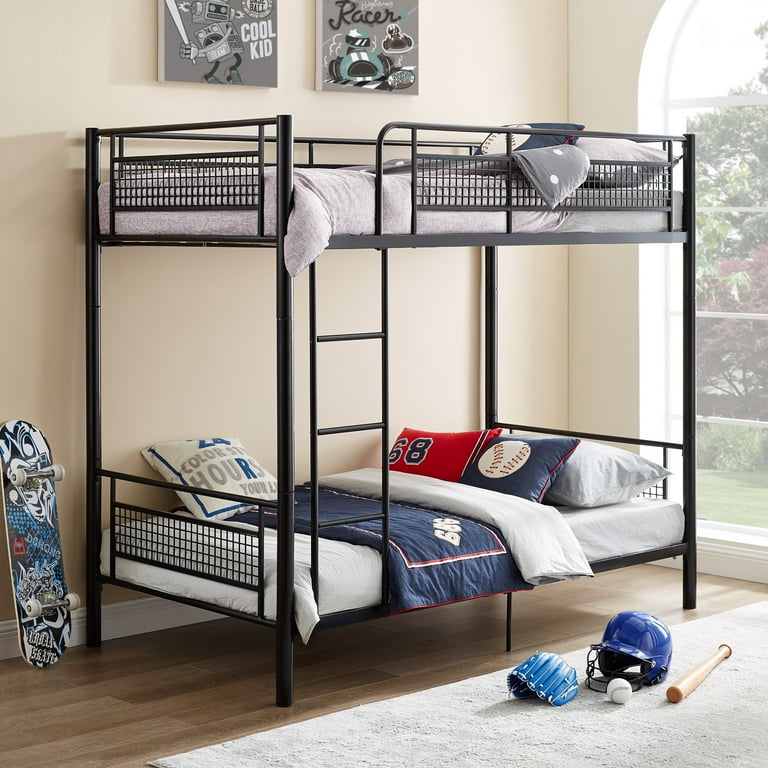 Manor park twin over twin floor bunk bed store
