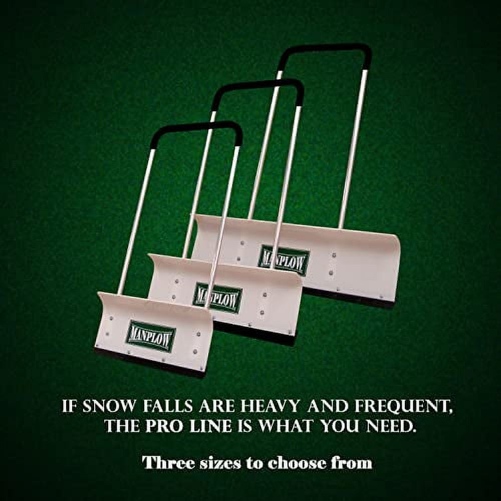 Manplow PRO24 PRO Snow Pusher, 24" - Walmart Business Supplies