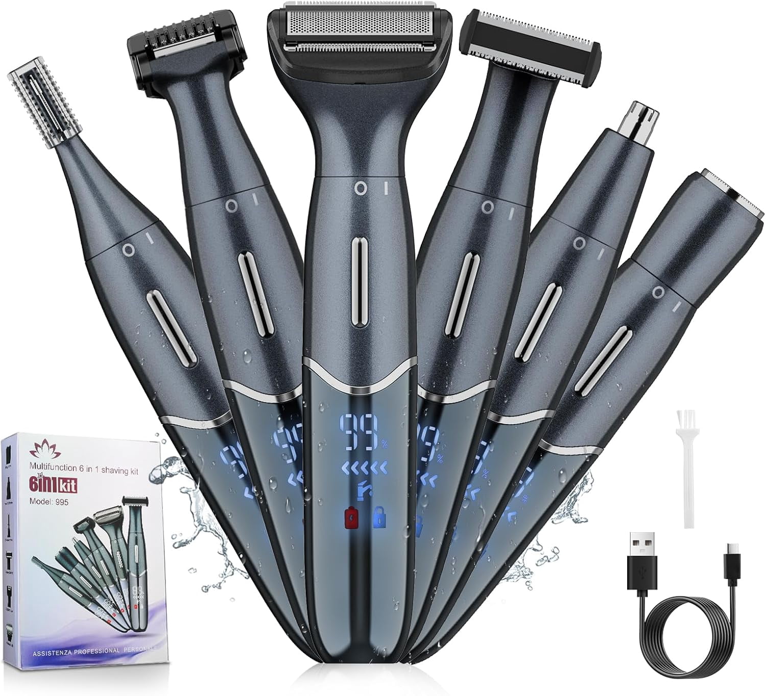 Manscape Ball Trimmer for Men,Body& Pubic Hair Trimmer and Groin Hair ...