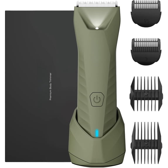 Manscape Trimmer for Men Ball/Pubic/Groin, Hair Trimmer, Replaceable ...