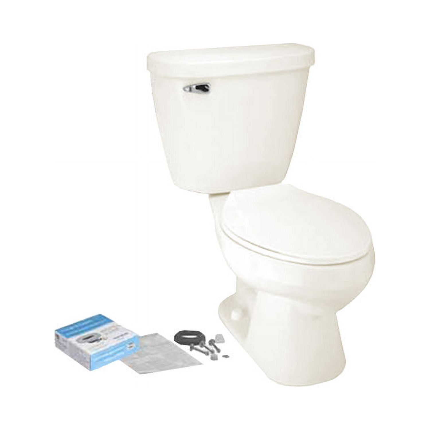 Mansfield 382Ctk Summit 1.6 Gpf Two-Piece Elongated Toilet Complete Kit ...