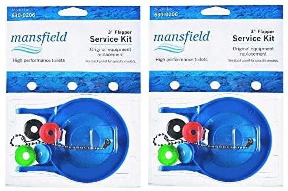 Mansfield Plumbing 630-0207 Univ Flapper 3 inch Kit ack of 2 - Walmart.com