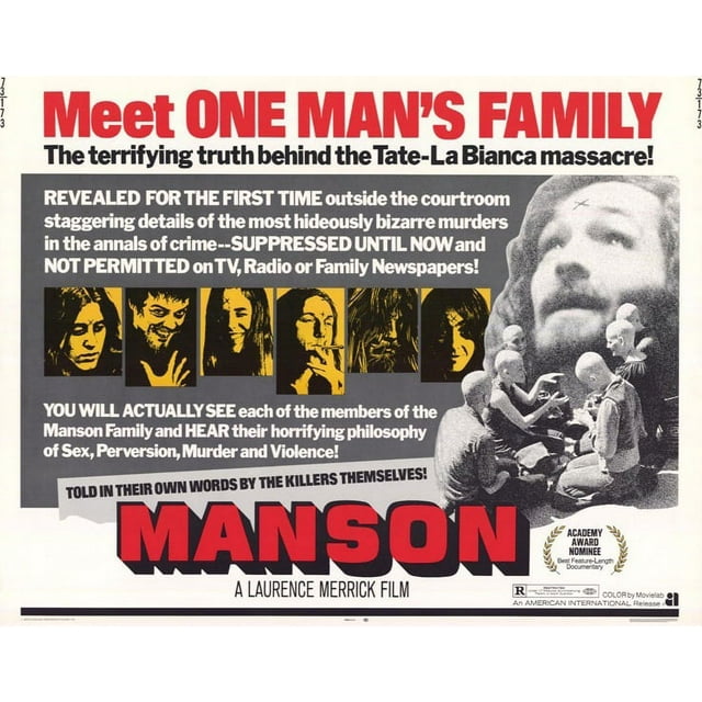 Manson (1973) 22x28 Movie Poster - Walmart.com
