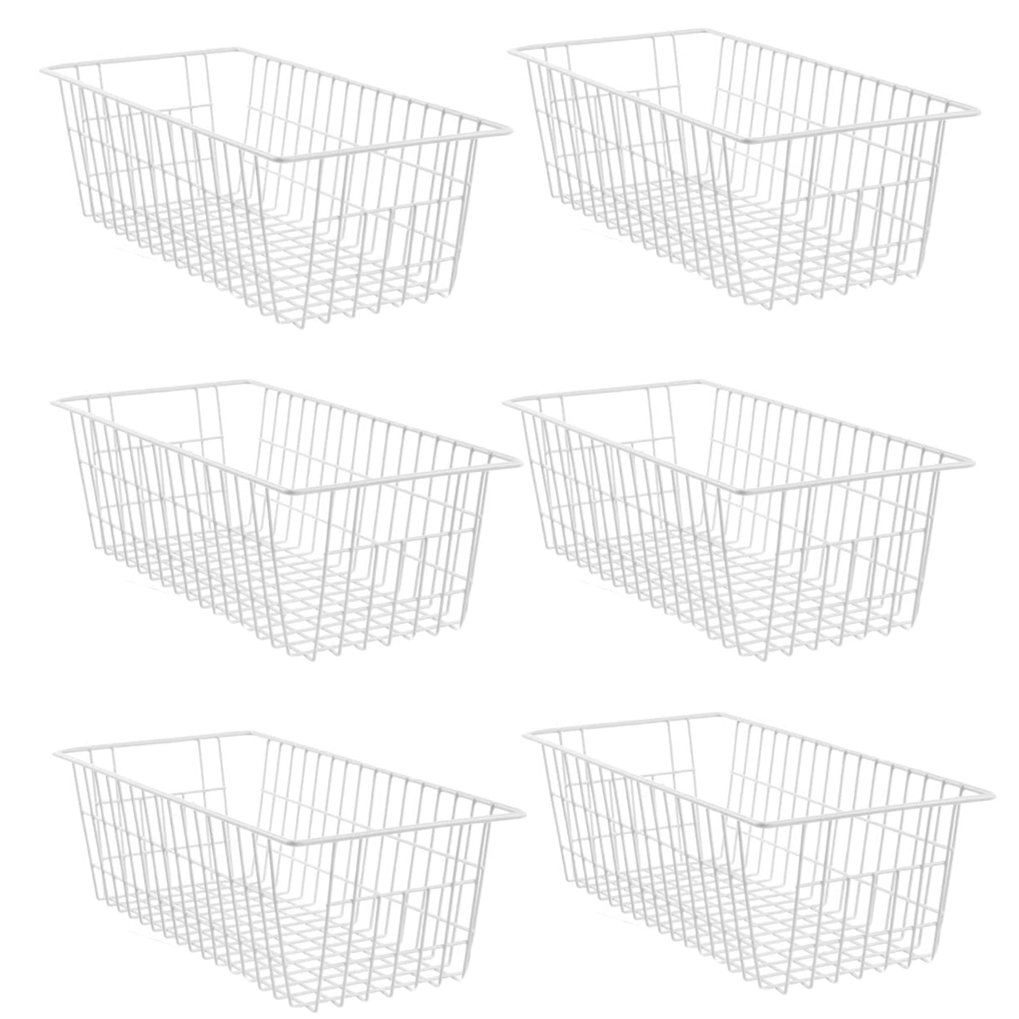Freezer Baskets Wire Storage Baskets, Closet Baskets Bin Organizer ...