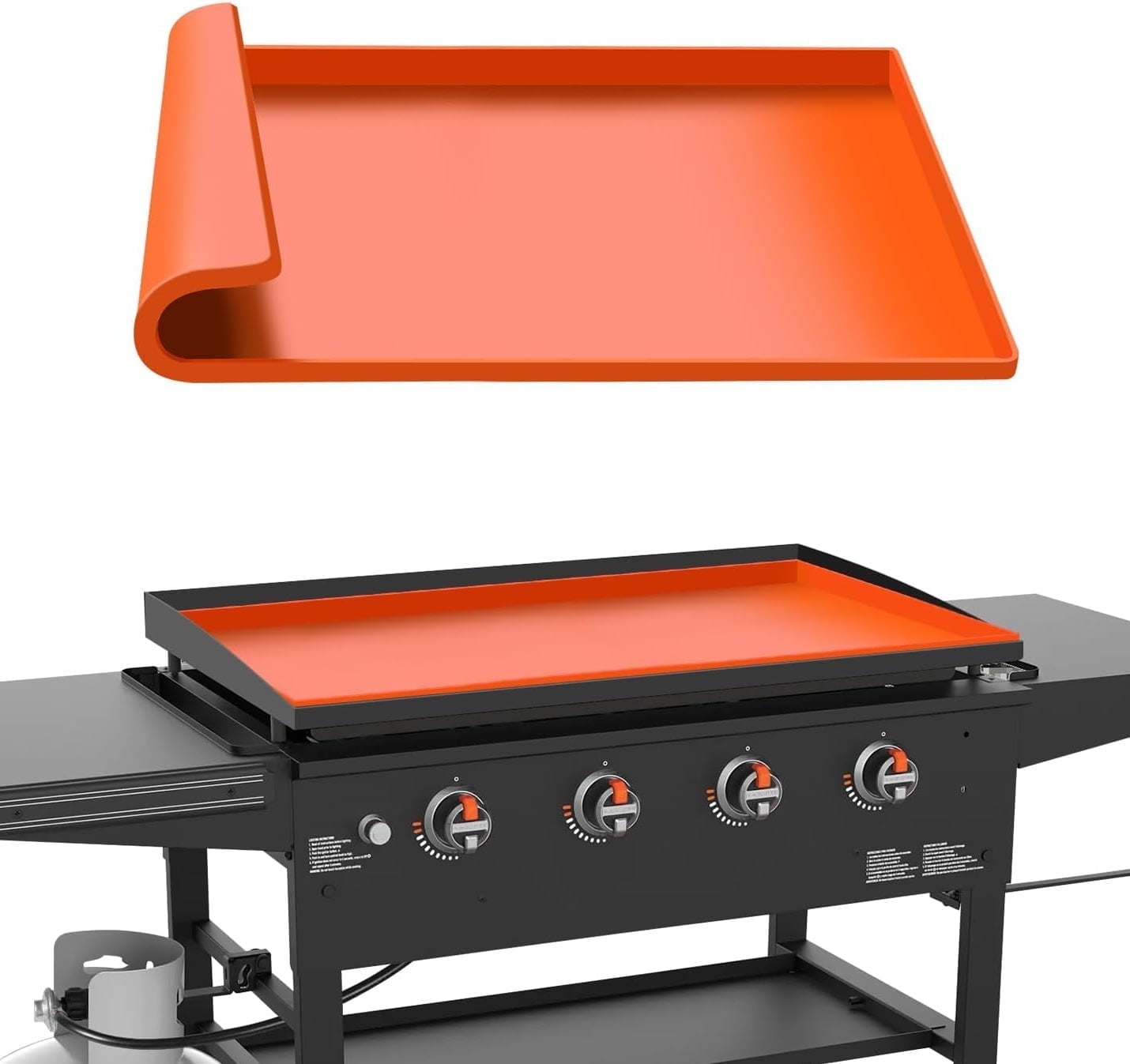 Manss Griddle Cover Mat for Blackstone 22 inch Orange Griddle ...