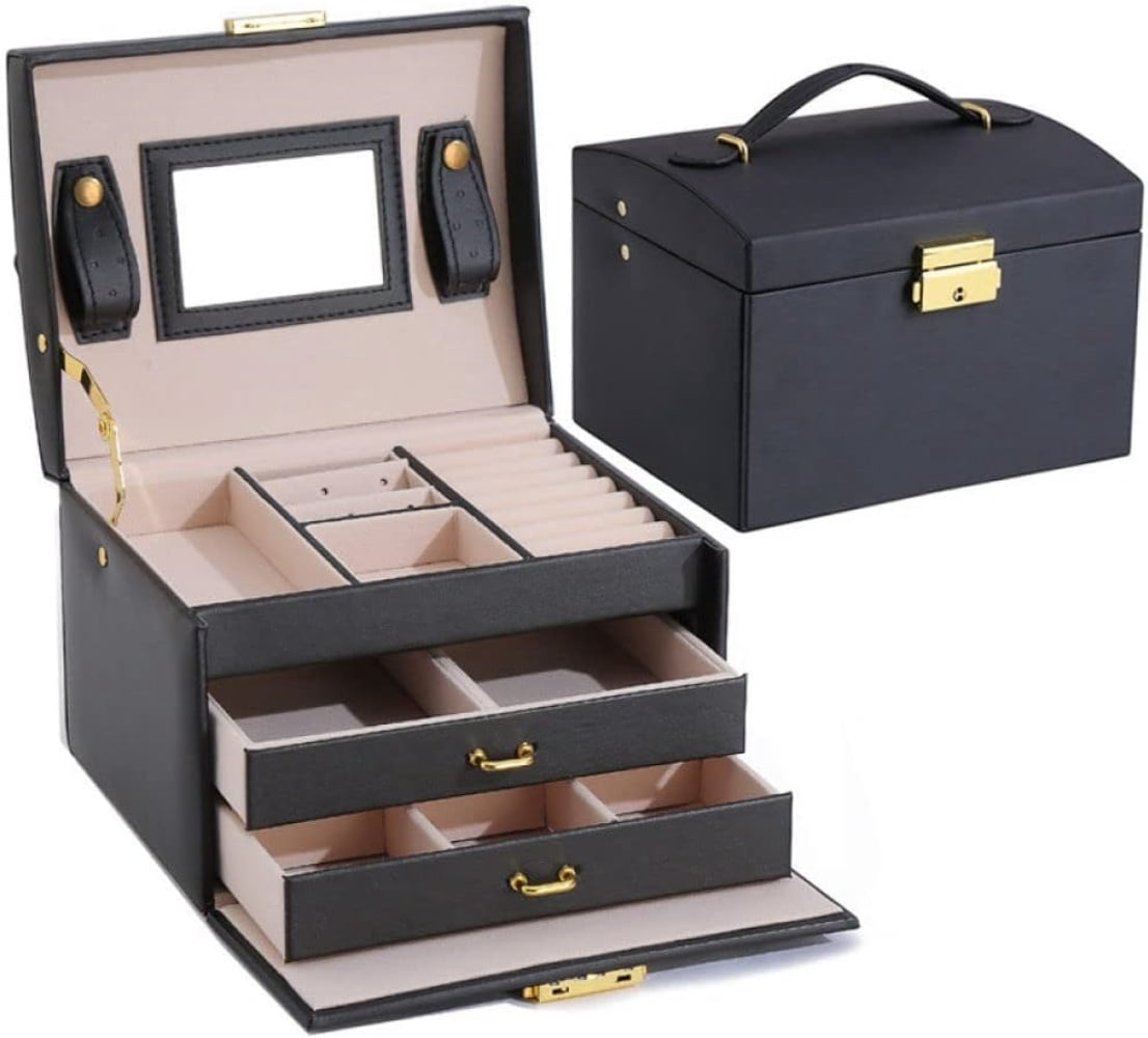 Manss Jewelry Organizer Box for Women Teen Girls,Jewelry Storage Case ...