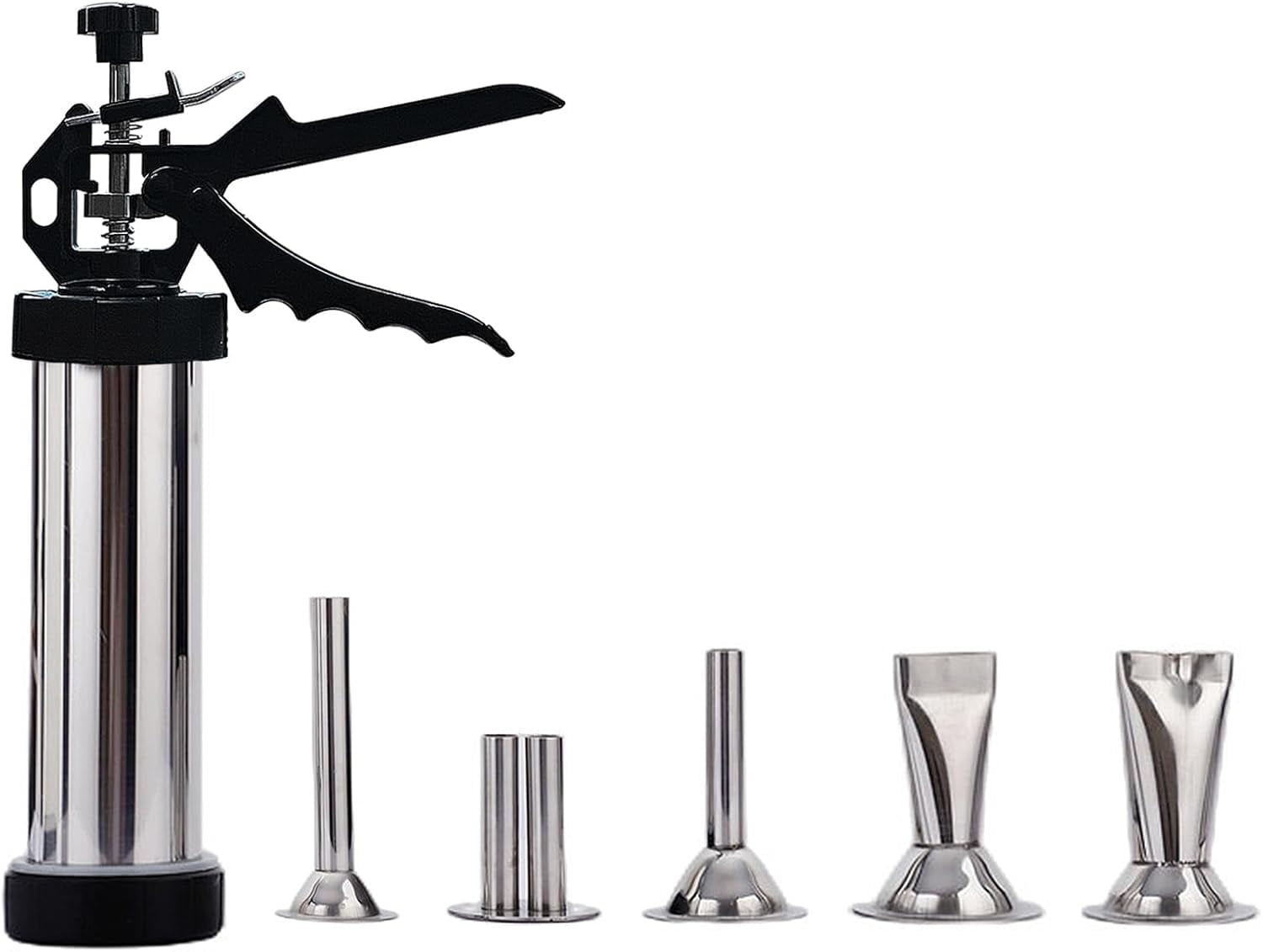 Manss Professional Jerky Gun Kits, Sausage Stuffer, Stainless Steel ...