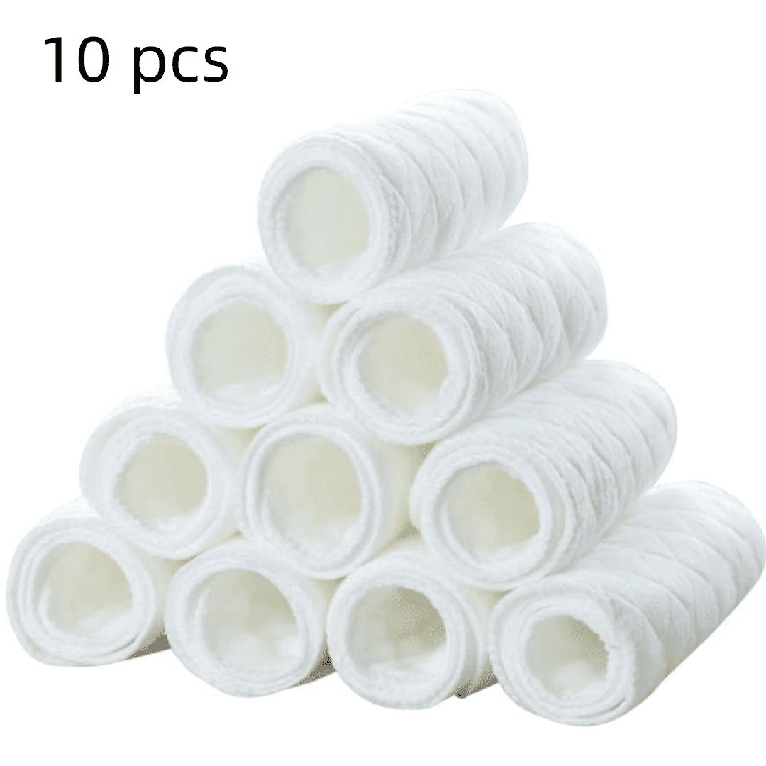 Manss White Newborn Diapers,Diapers Burp Cloth, Thick Six-Layer ...