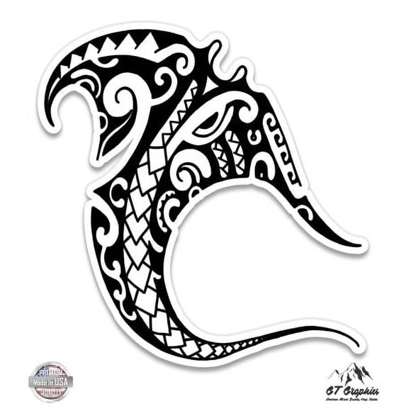 Manta Ray - 8" Vinyl Sticker - For Car Laptop I-Pad - Waterproof Decal ...