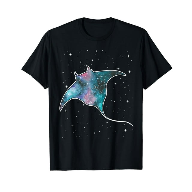 Manta Ray Milky Way Galaxy Stingray Nebula Universe T-Shirt - Walmart.com
