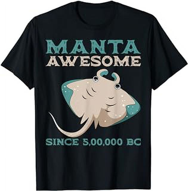 Manta Ray Stingray Fish Ancient 5,00,000 BC History T-Shirt - Walmart.com