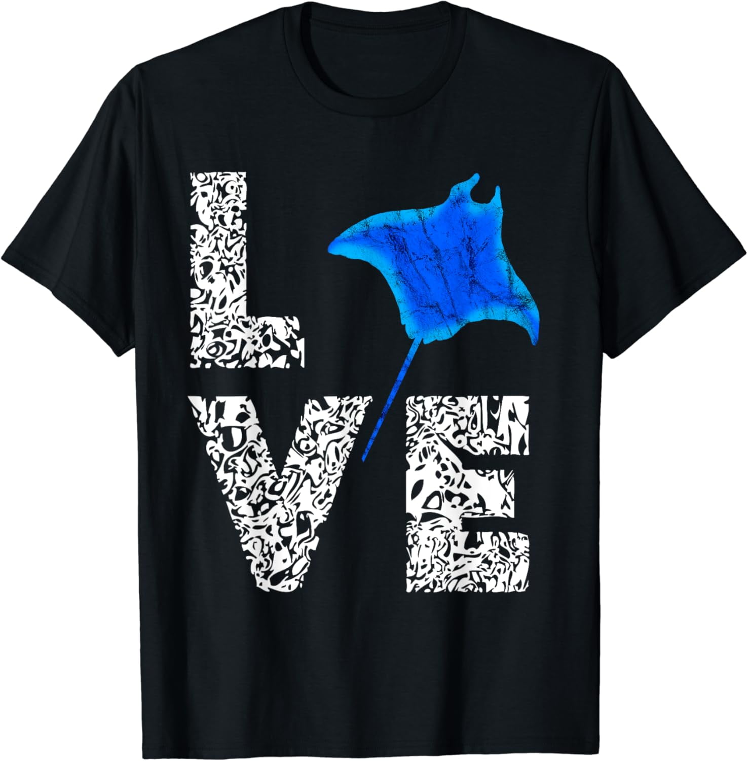 Manta Ray Stingray Sea Ocean Creatures Animals Lovers T-Shirt mens t ...