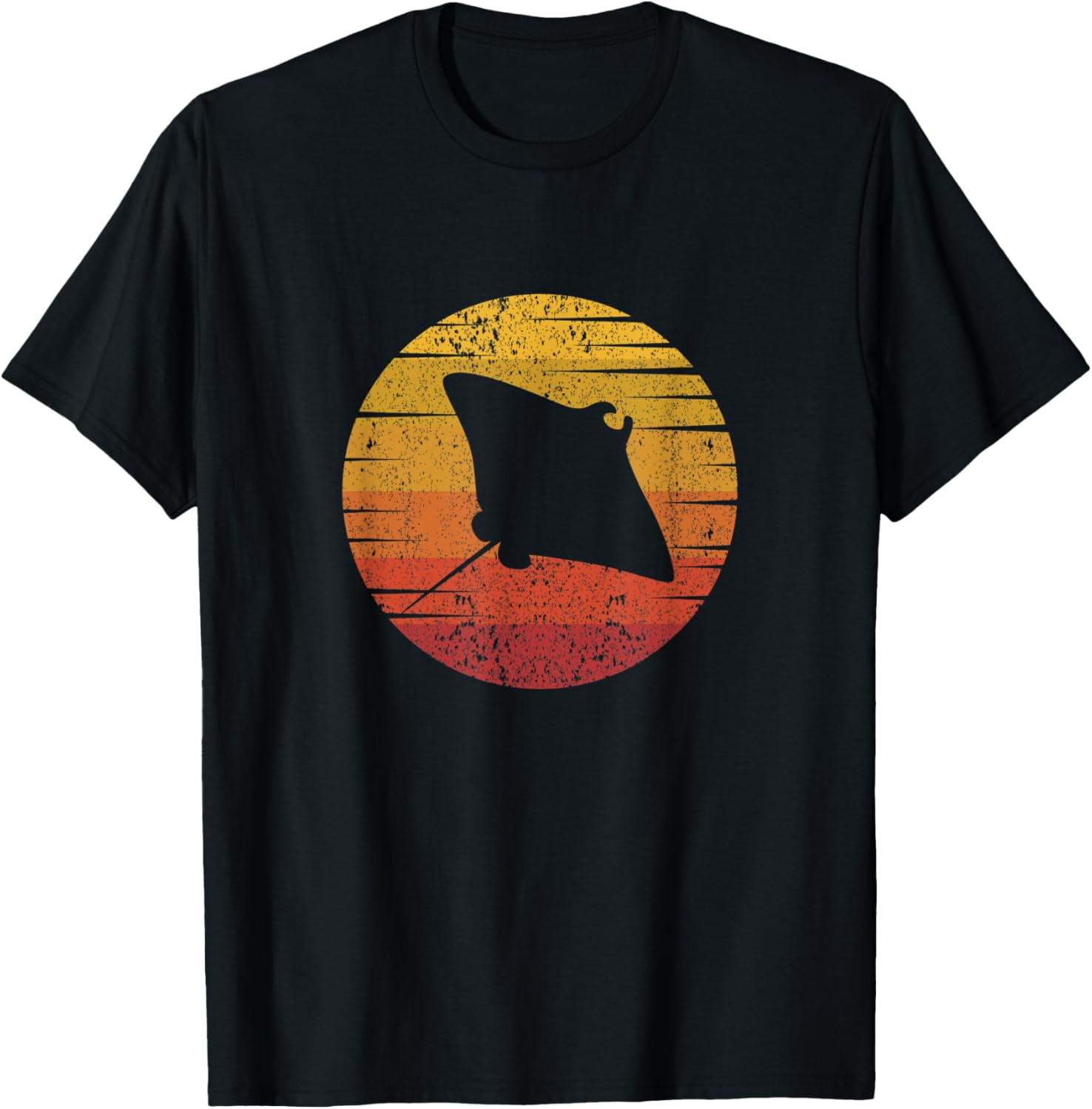 Manta Ray Sunset Manta Ray Gift Scuba Diving Ocean T-Shirt - Walmart.com