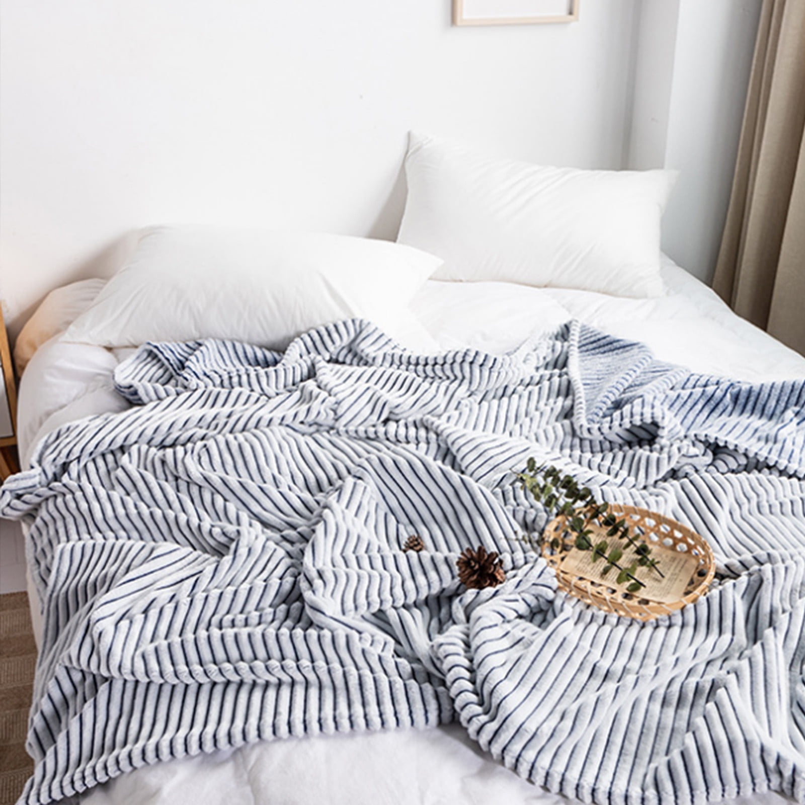 Mantas de tela suave y gruesa para la siesta, para camas, sofás y otros escenarios que brindan ...