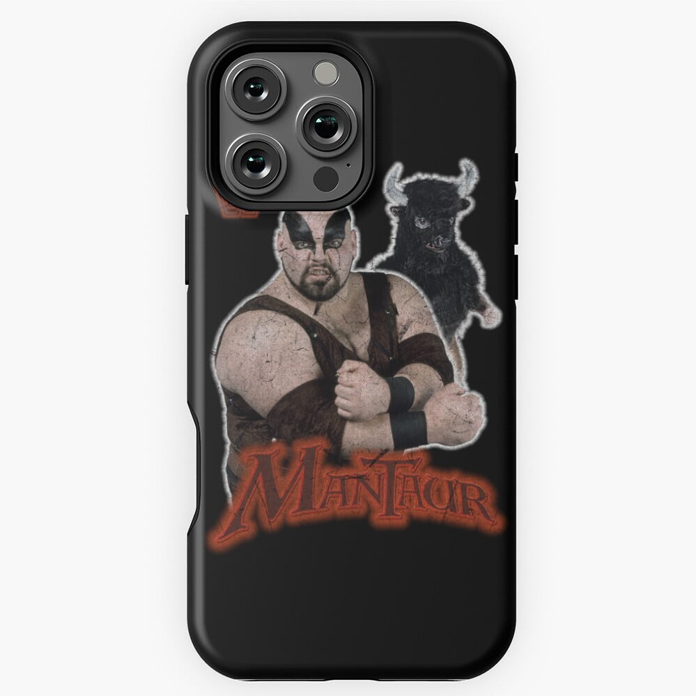 Mantaur WWE Wrestling Character Art Phone Case for iPhone 16 15 14 13 ...