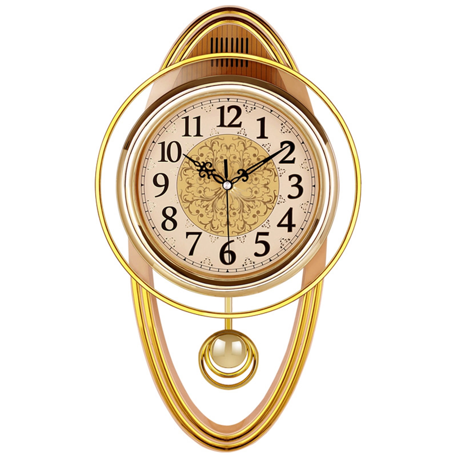 Mantel Clock, Antique with Swinging Pendulum, Fireplace Clock for ...