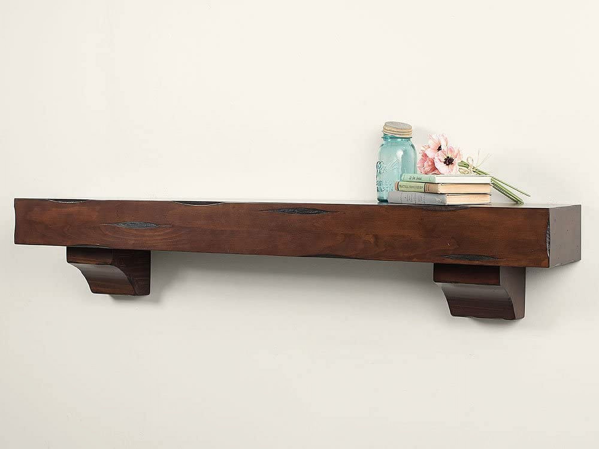 Rustic Fireplace Mantel Corbels