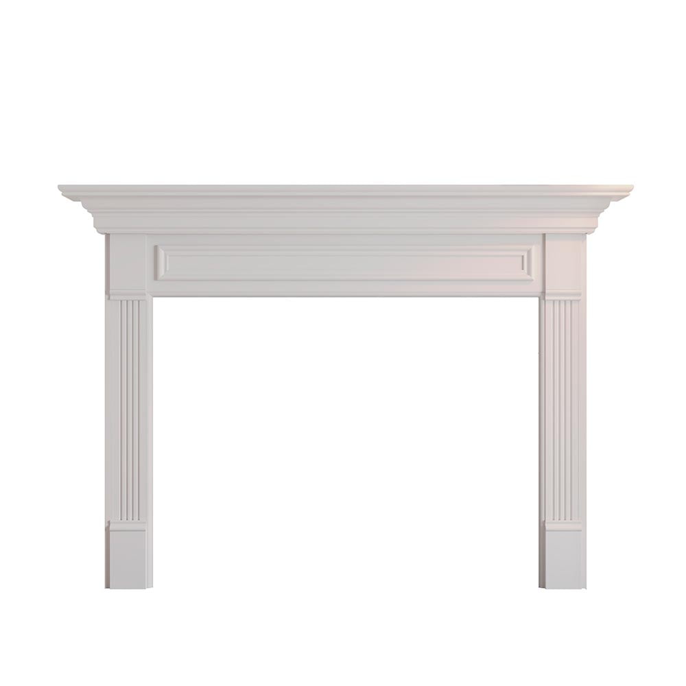 Mantels Direct Fairfield 58"W x 42"H Wood Fireplace Mantel Surround Kit with Shelf and Trim ...