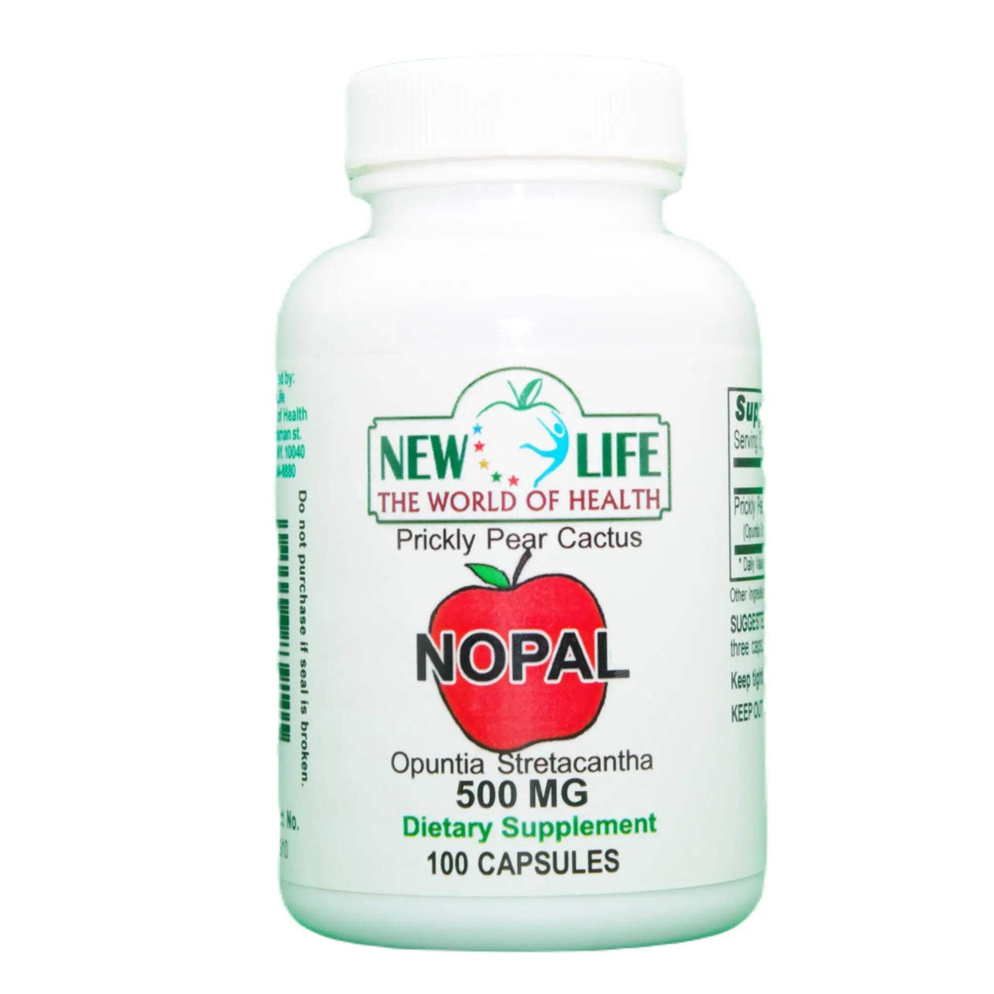 Manteniendo Tu Salud Nopal 500mg, Detox Support, 100 Capsules - Walmart.com