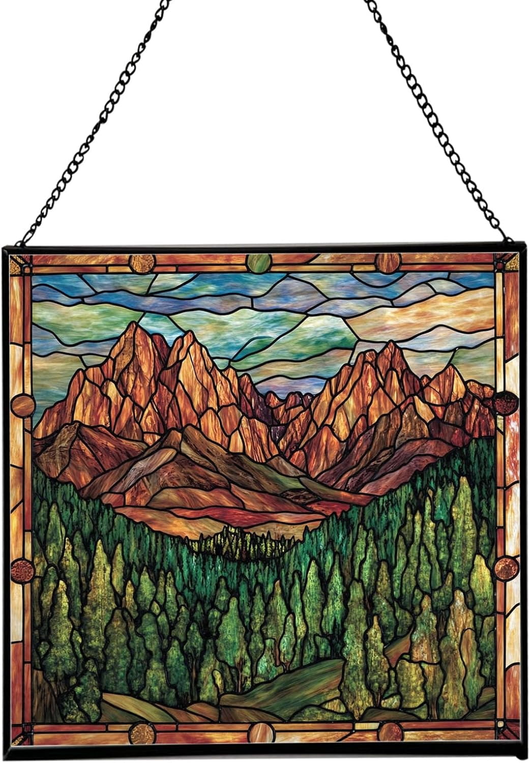 Manti-La Sal National Forest-Utah Landscape Stained Glass Suncatcher ...