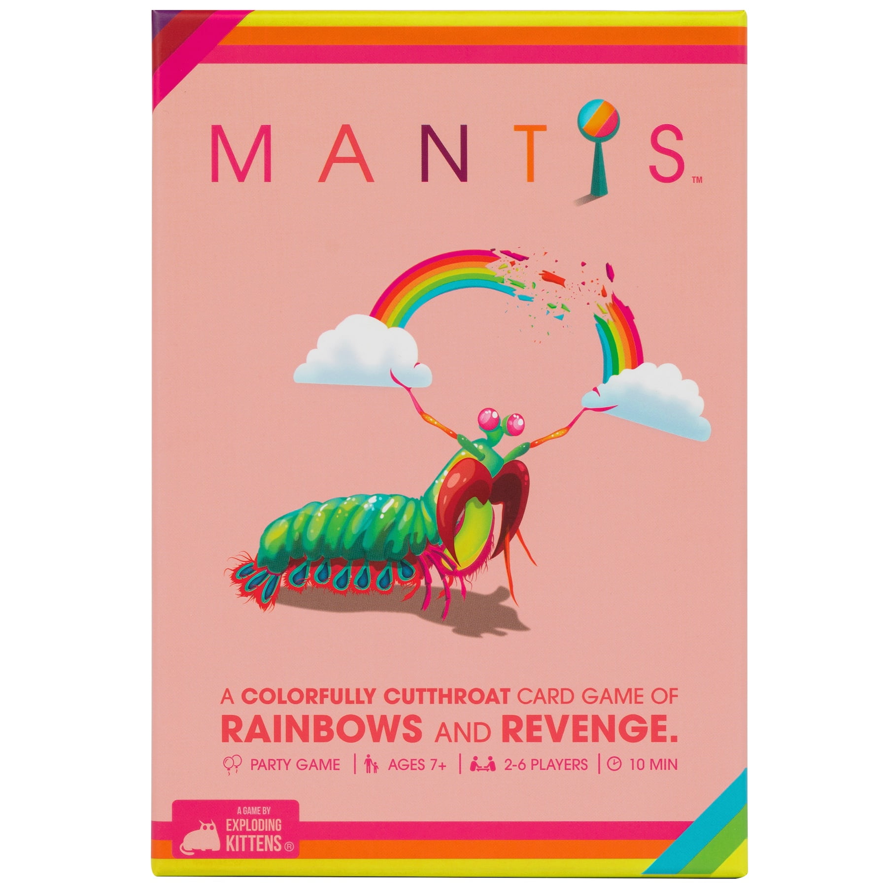 Mantis Party Game by Exploding Kittens, 10 Mins, Ages 7 and up, 2-6 ...