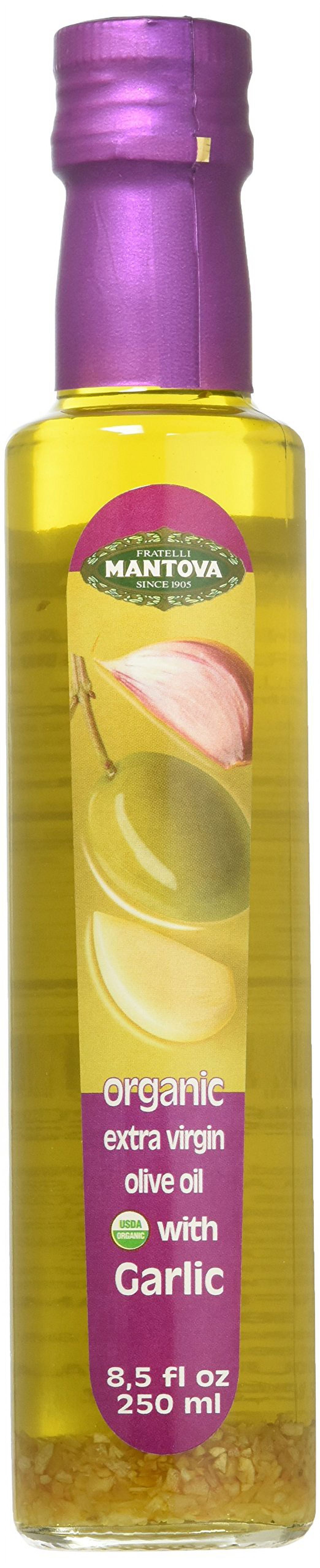Mantova Garlic Organic Flavored Extra Virgin Olive Oil, 8.5 Oz Mantova ...