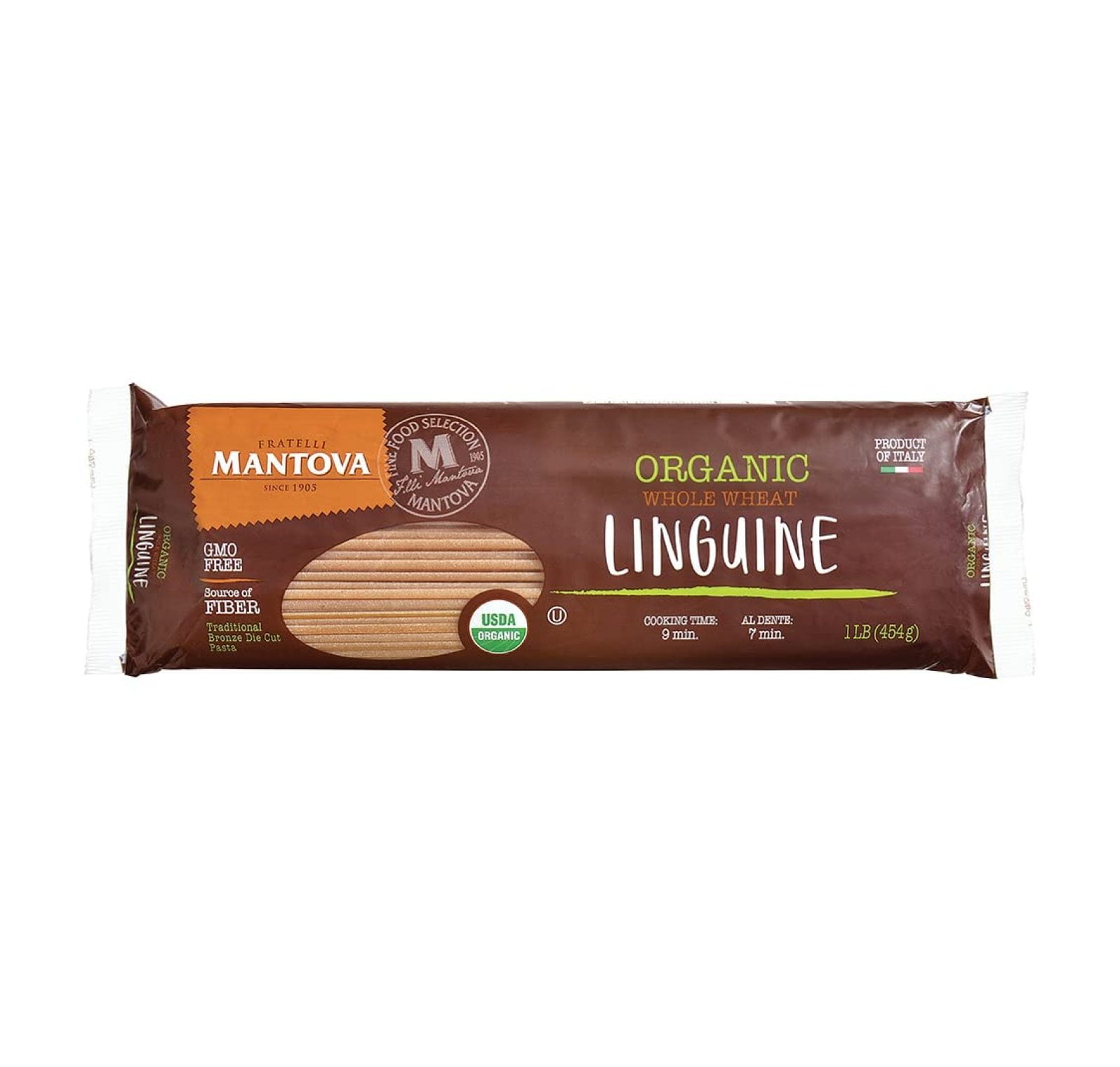Mantova Organic Whole Wheat Linguine, 1 lb. (Pack 4) - Walmart.com