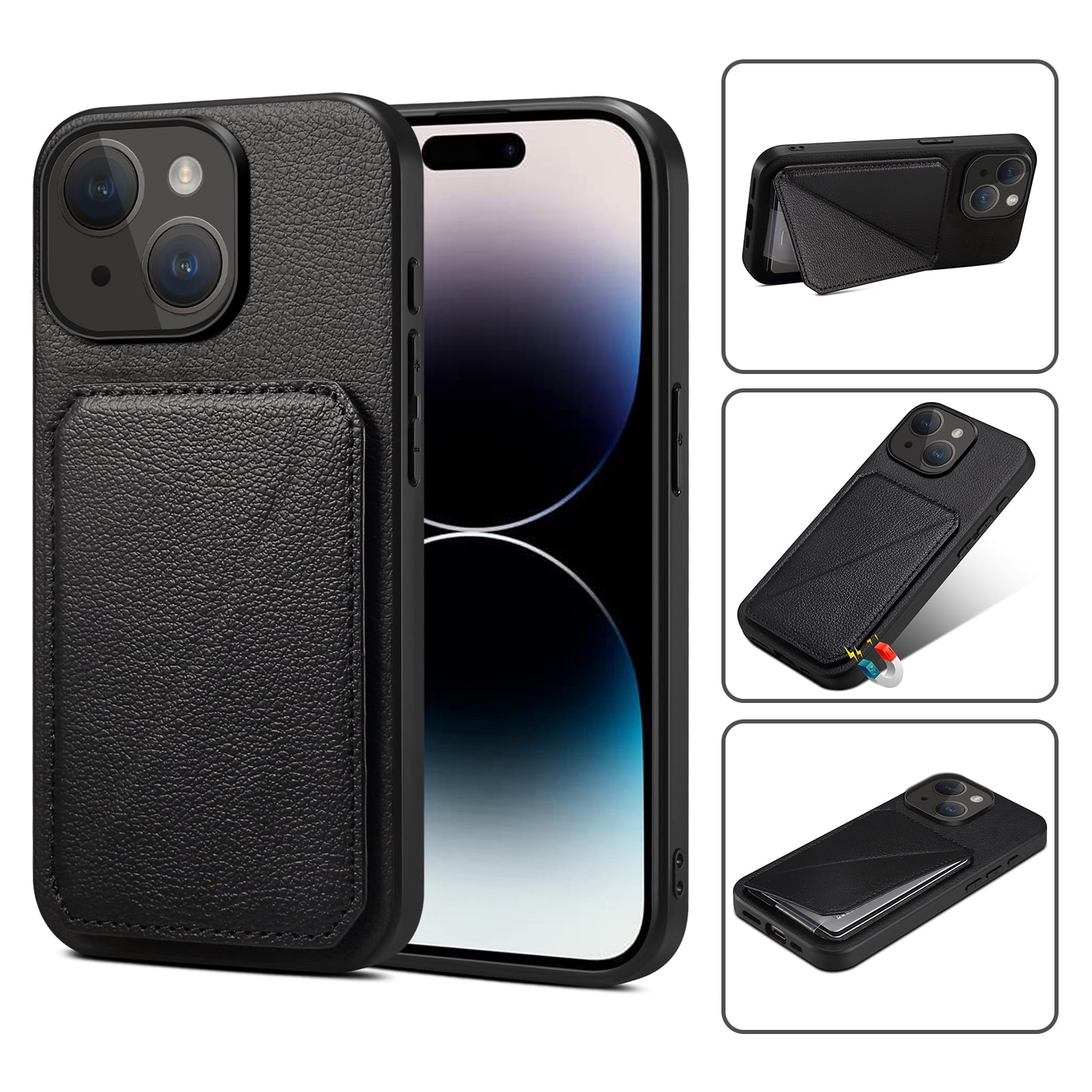 Mantto Case Compatible with iPhone 11, Hidden Wallet Credit Card Holder ...
