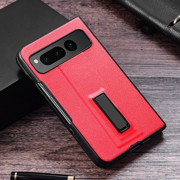 Mantto Case for Google Pixel Fold , Luxury PU Leather Kickstand ...