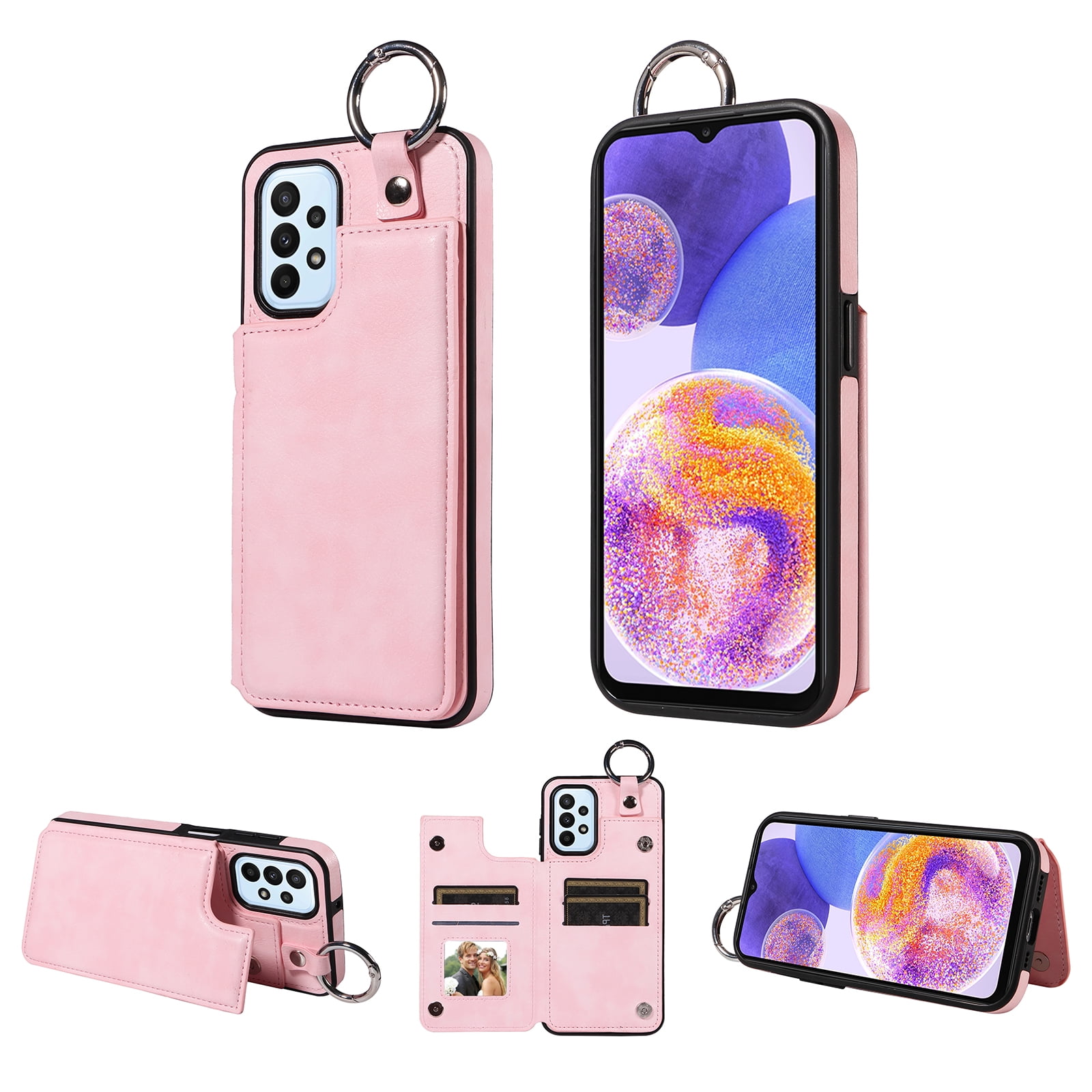 Mantto Design for Samsung Galaxy A23 4G PU Leather Wallet Phone Case ...