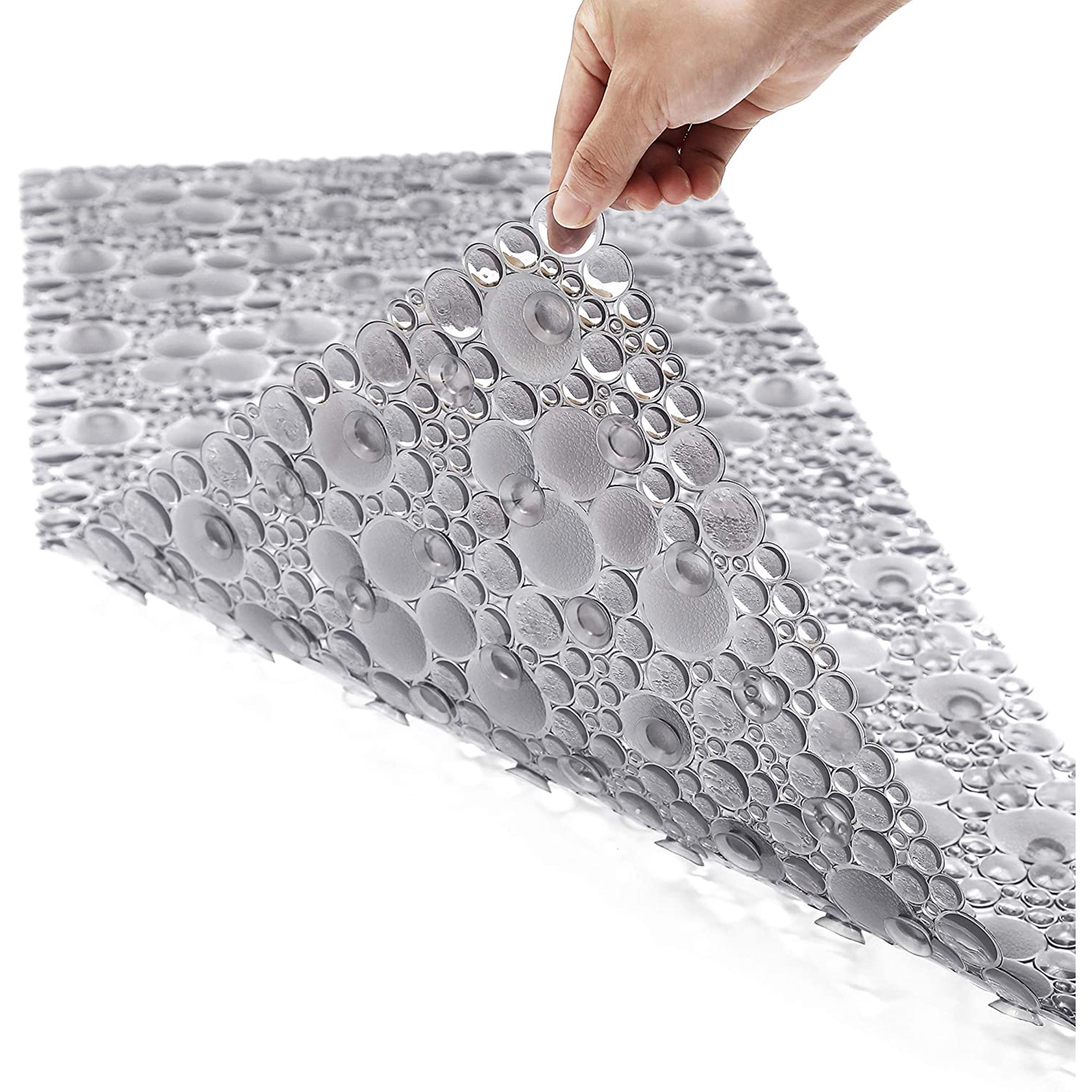 Mantto Extra Long Pebble Bath Tub Shower Mat 34.2 x 15.7, Bathmat Non ...