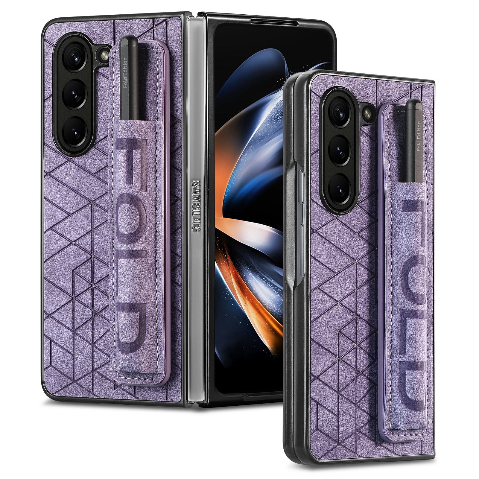 Mantto Folding Case for Samsung Galaxy Z Fold 6, Luxury PU Leather ...