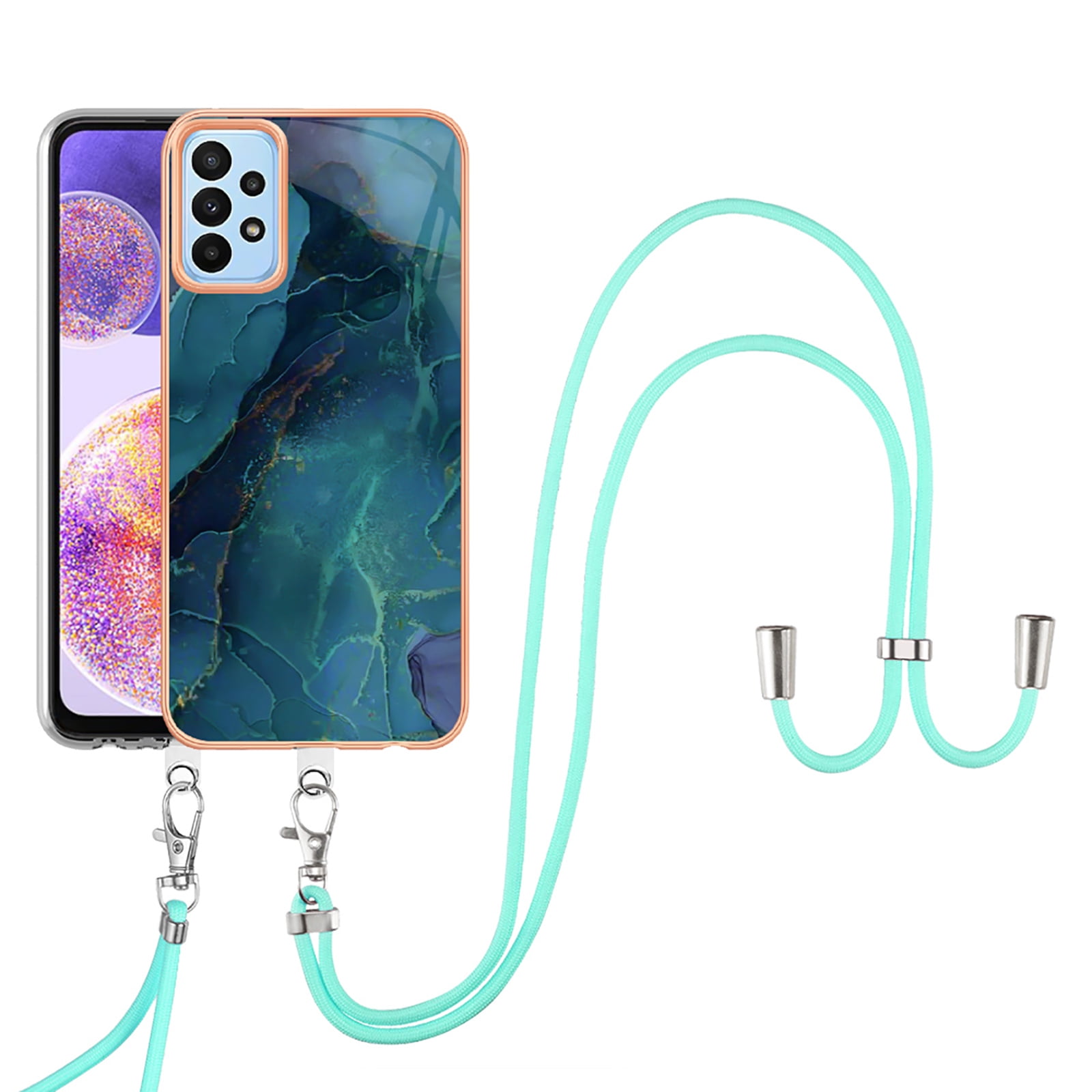 Mantto for Samsung Galaxy A32 4G Case, with Lanyard Adjustable Strap ...