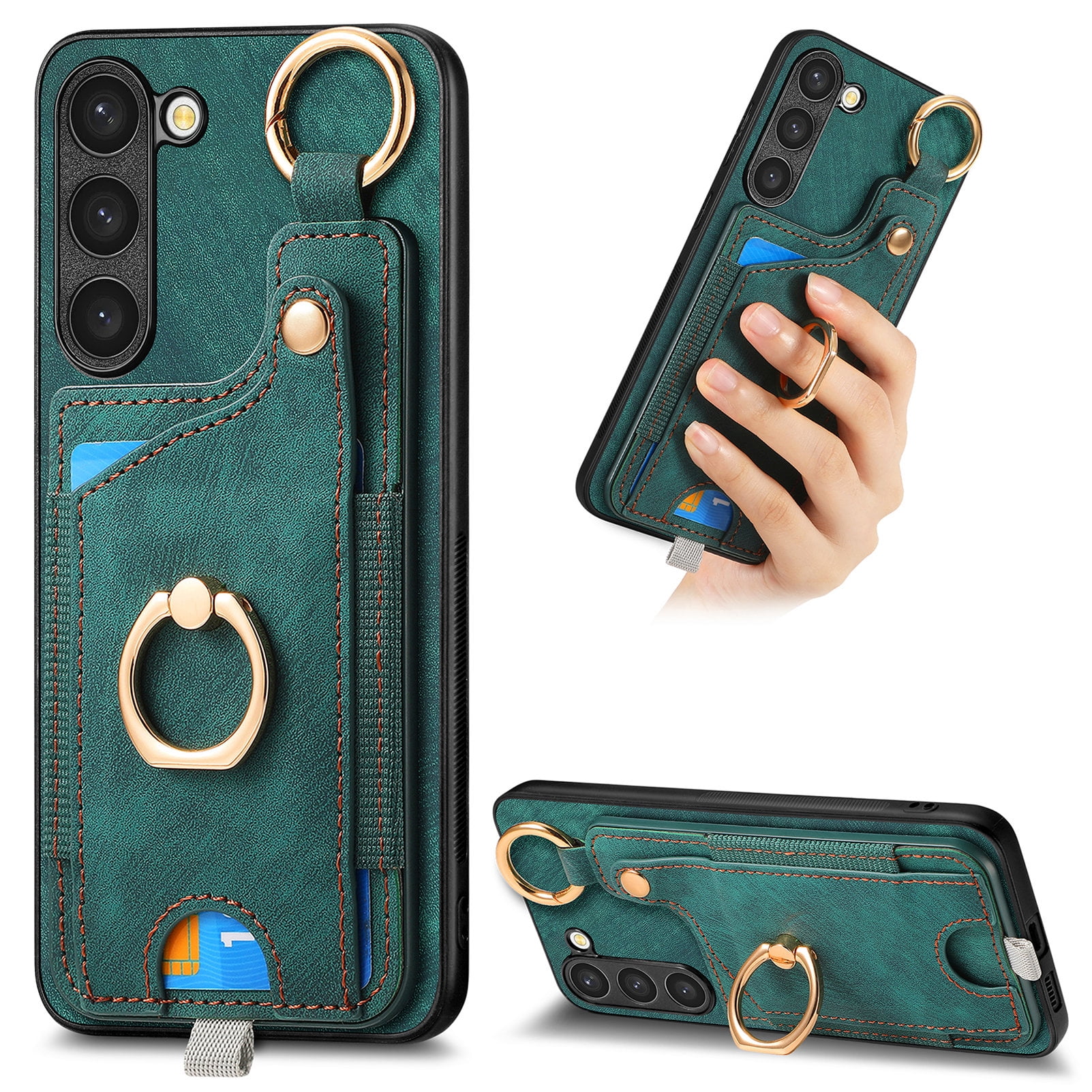 Mantto for Samsung Galaxy S23 FE Back Wallet Phone Case Support ...